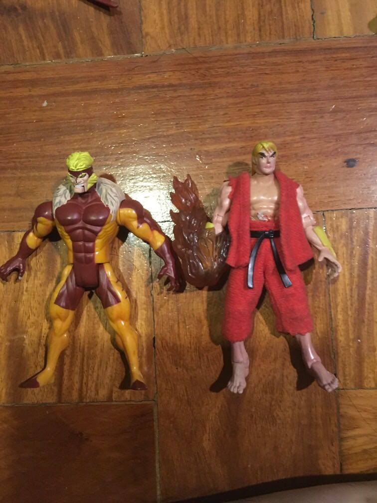 Ken Vs Sabertooth - Xmen vs Street Fighter 1997, Hobbies & Toys, Toys ...