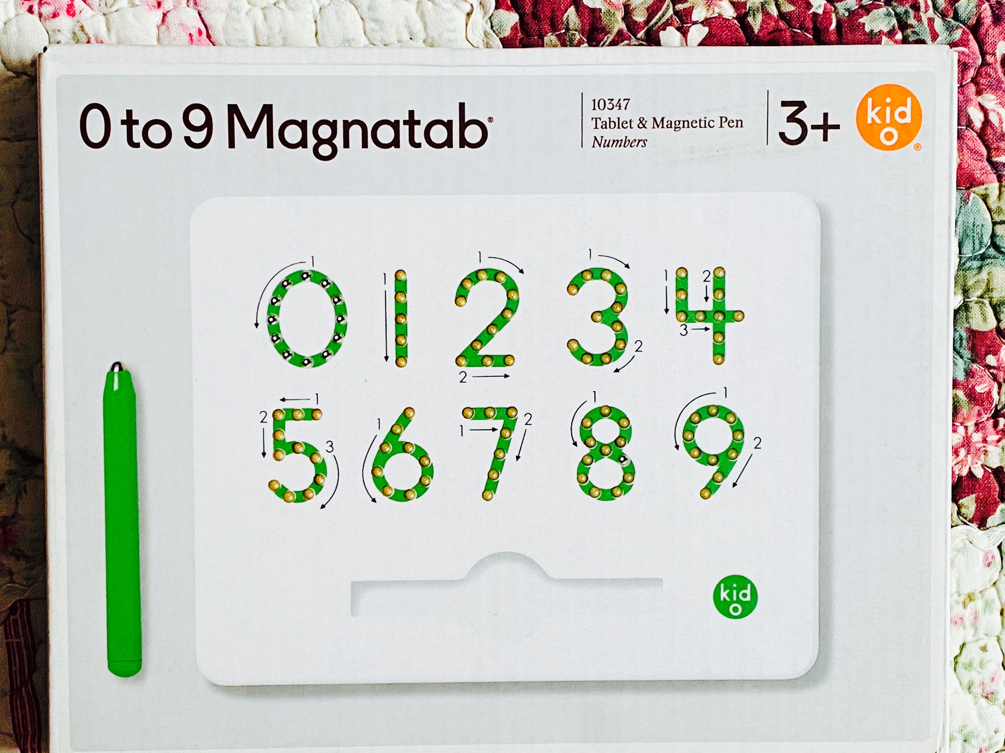 Numbers Magnatab Magnetic Toy, Hobbies & Toys, Toys & Games on Carousell