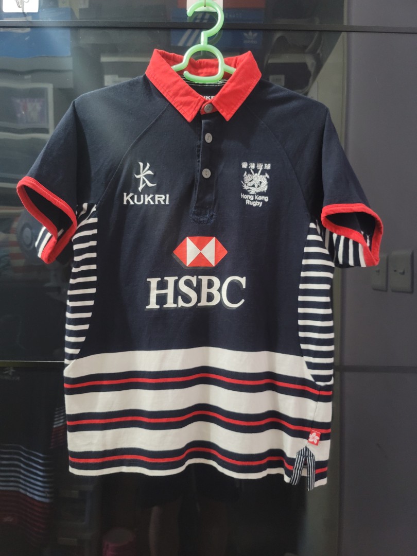 男裝KUKRI Hong Kong Sevens Rugby 紅領Polo, 男裝, 上身及套裝, T-shirt、恤衫、有領衫 ...