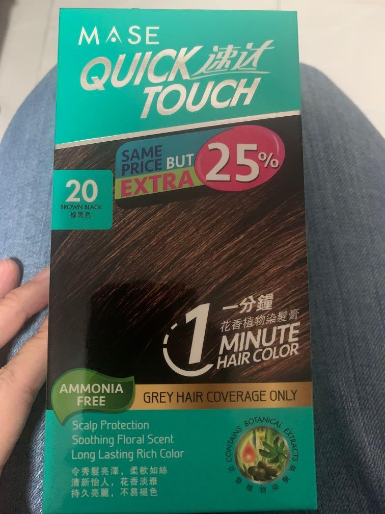 Mase quick touch brown black, Beauty & Personal Care, Hair on Carousell