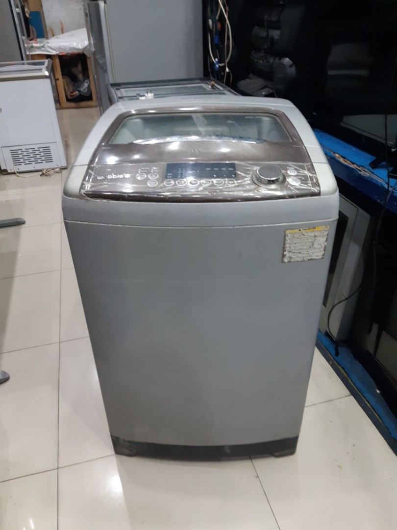 Mesin cuci 1 tabung Samsung wobble 11 kg, tabung stainless jumbo ...