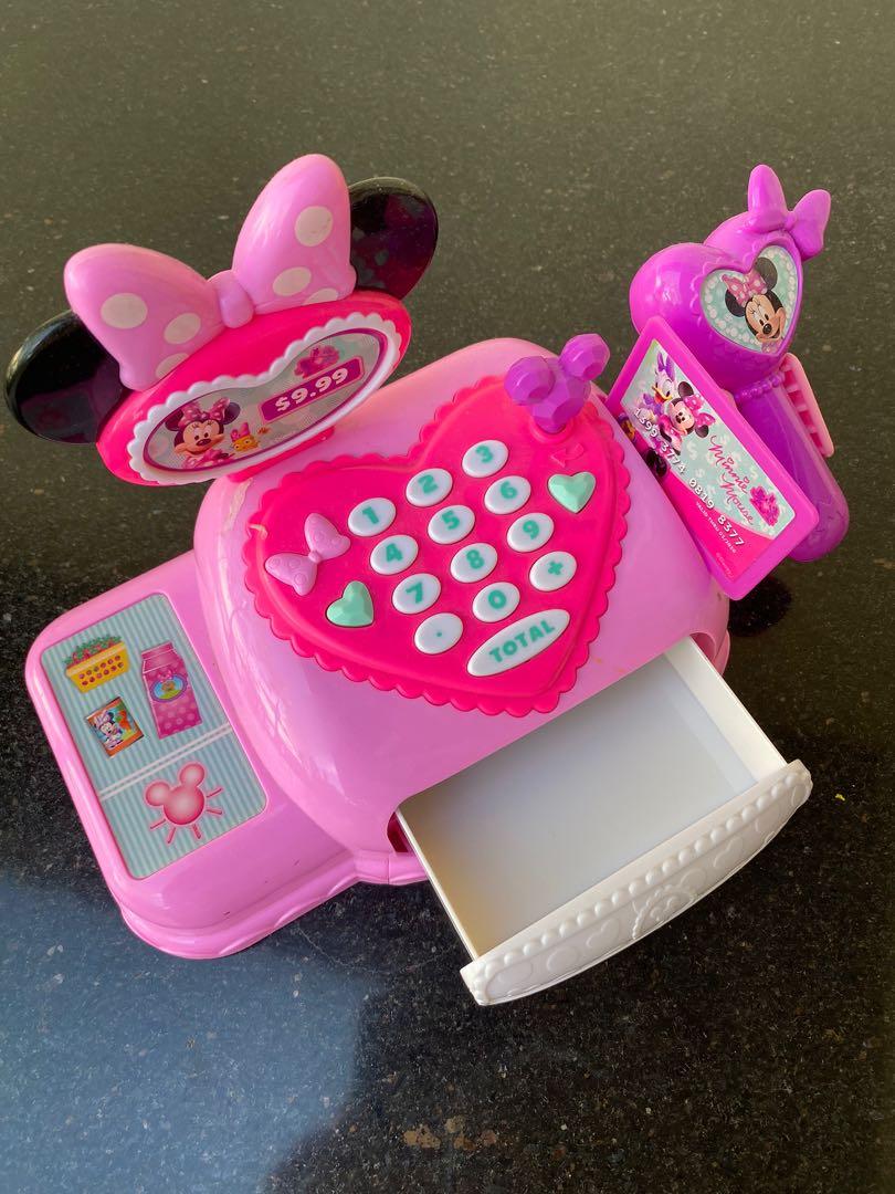 Minnie Mouse Cash Register, Hobbies & Toys, Toys & Games on Carousell