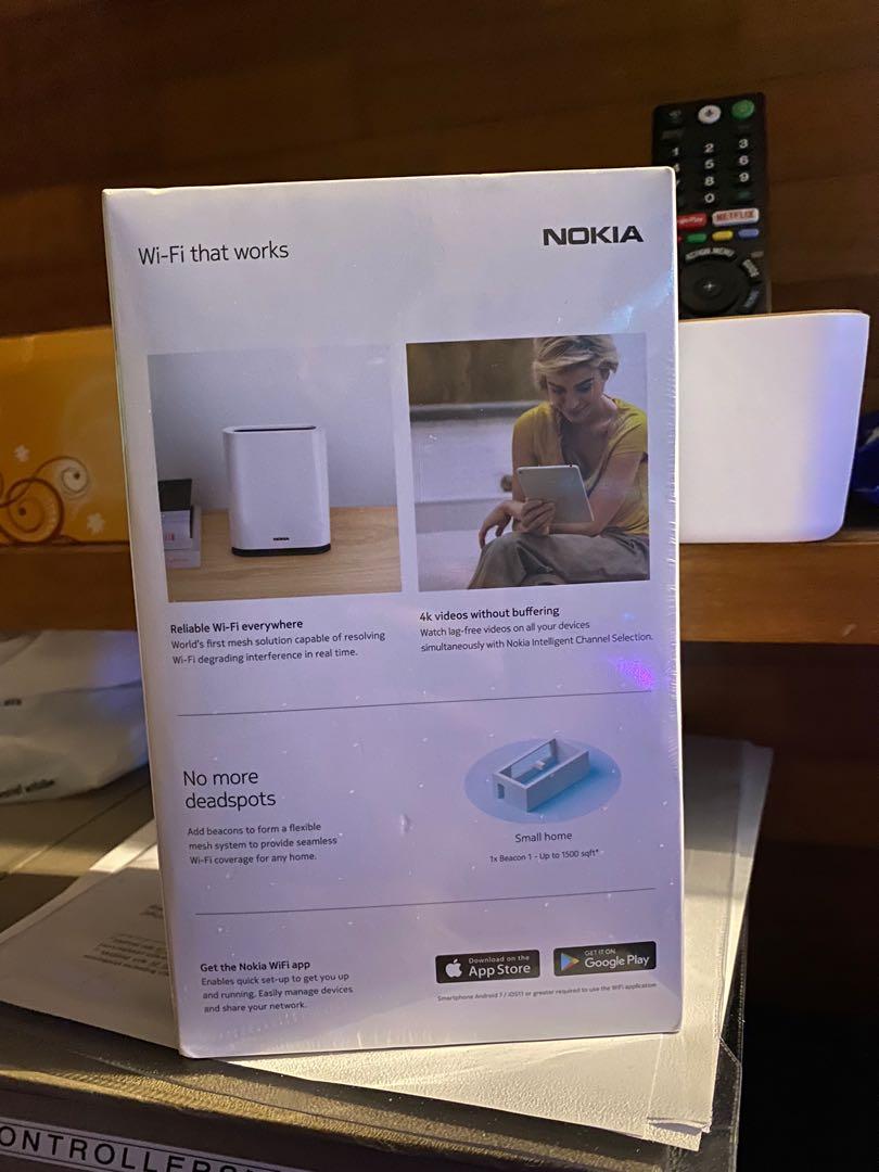 Nokia WIFI Beacon 1 Mesh Router single piece, Computers & Tech, Parts ...
