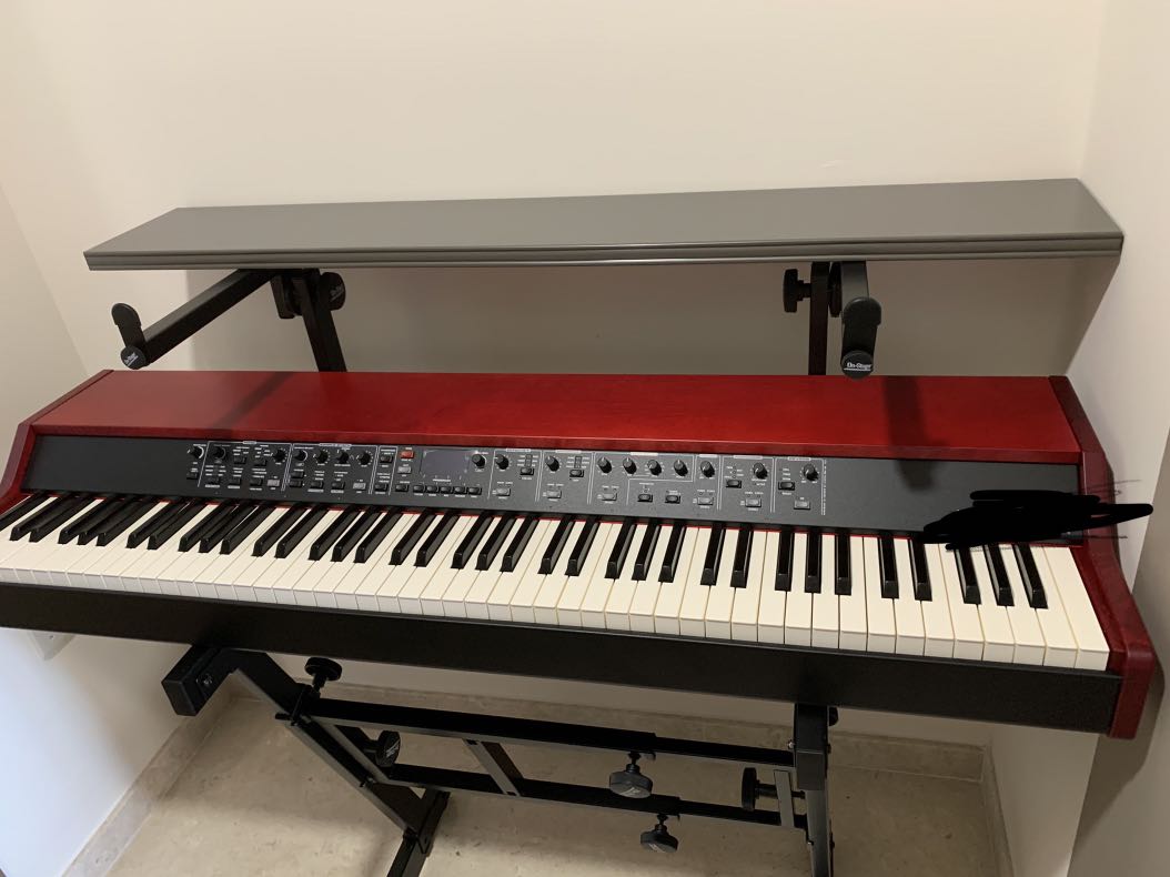 On-stage 2 tier Z keyboard stand, Hobbies & Toys, Music & Media ...