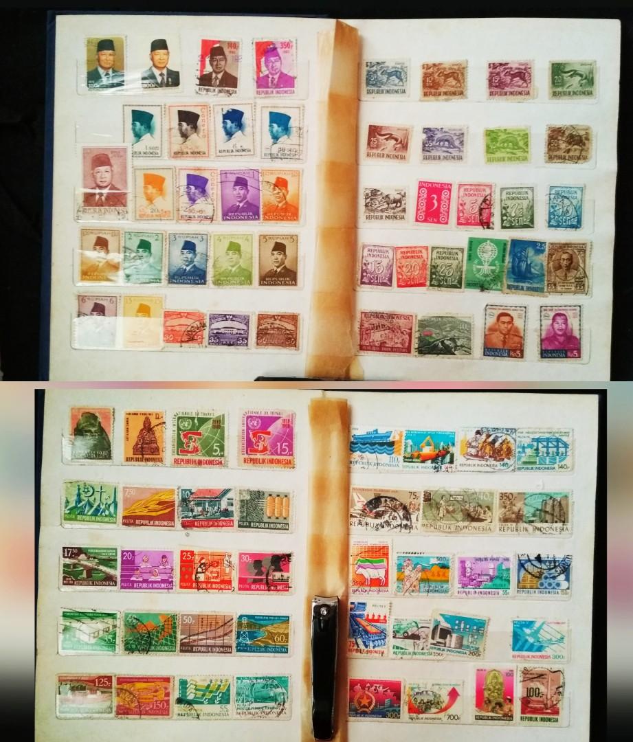 Perangko Indonesia 1 Album, Antik, Filateli di Carousell