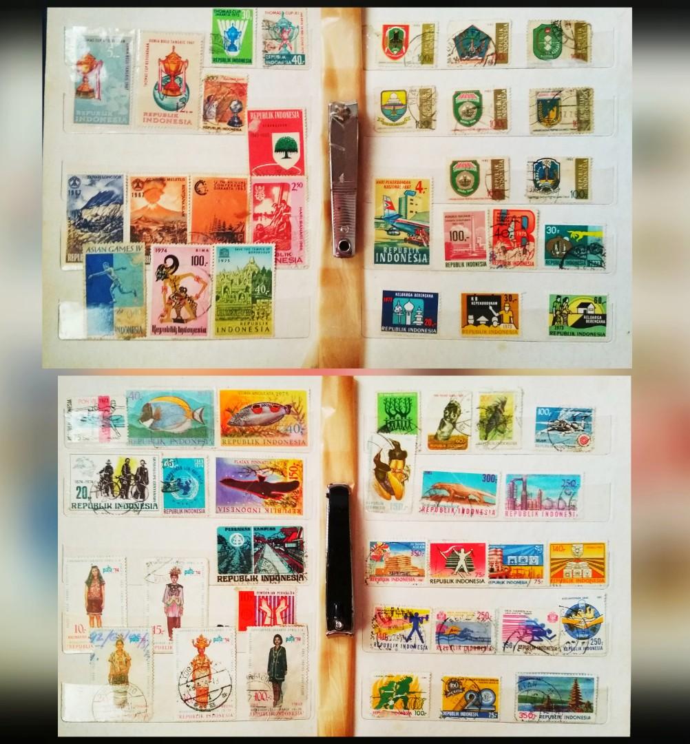 Perangko Indonesia 1 Album, Antik, Filateli di Carousell