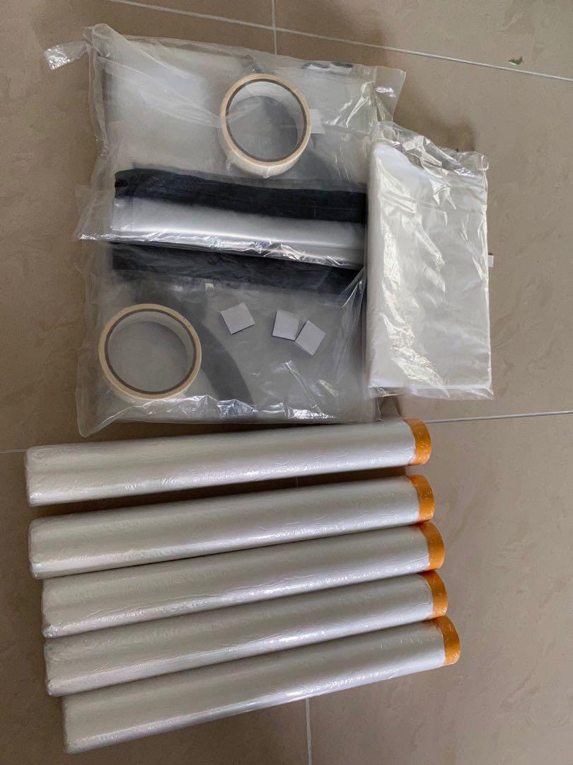 Extendable Poles n Plastic Sheets, Furniture & Home Living, Furniture ...