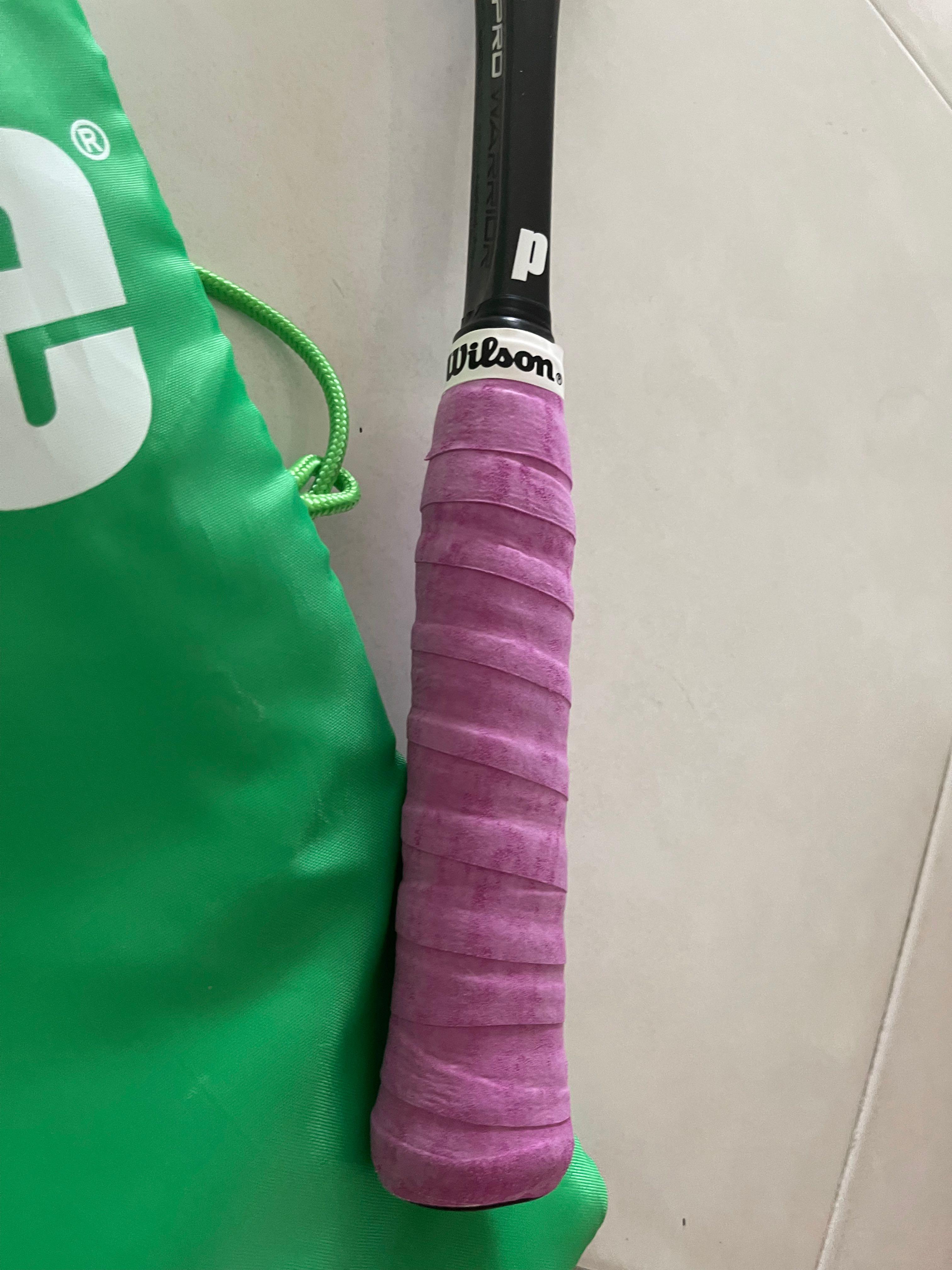 Prince Pro Warrior Squash Racket with extra hand grip wrap, Sports ...