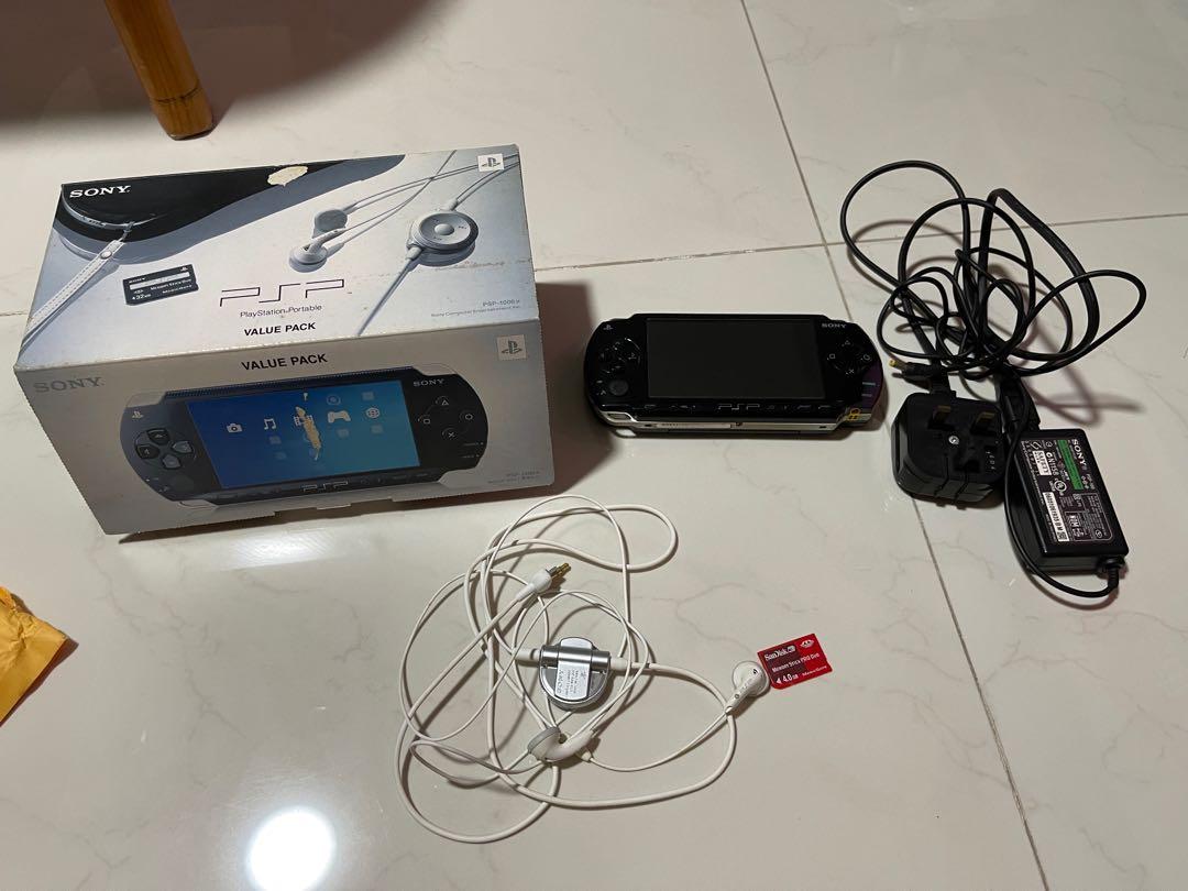 PSP Black Full Box PSP 1006k, Video Gaming, Video Game Consoles ...