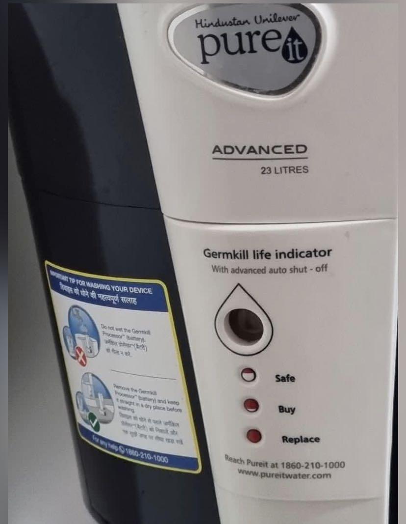 Pureit Germkill kit for Advanced 23 L water purifier - with extra ...
