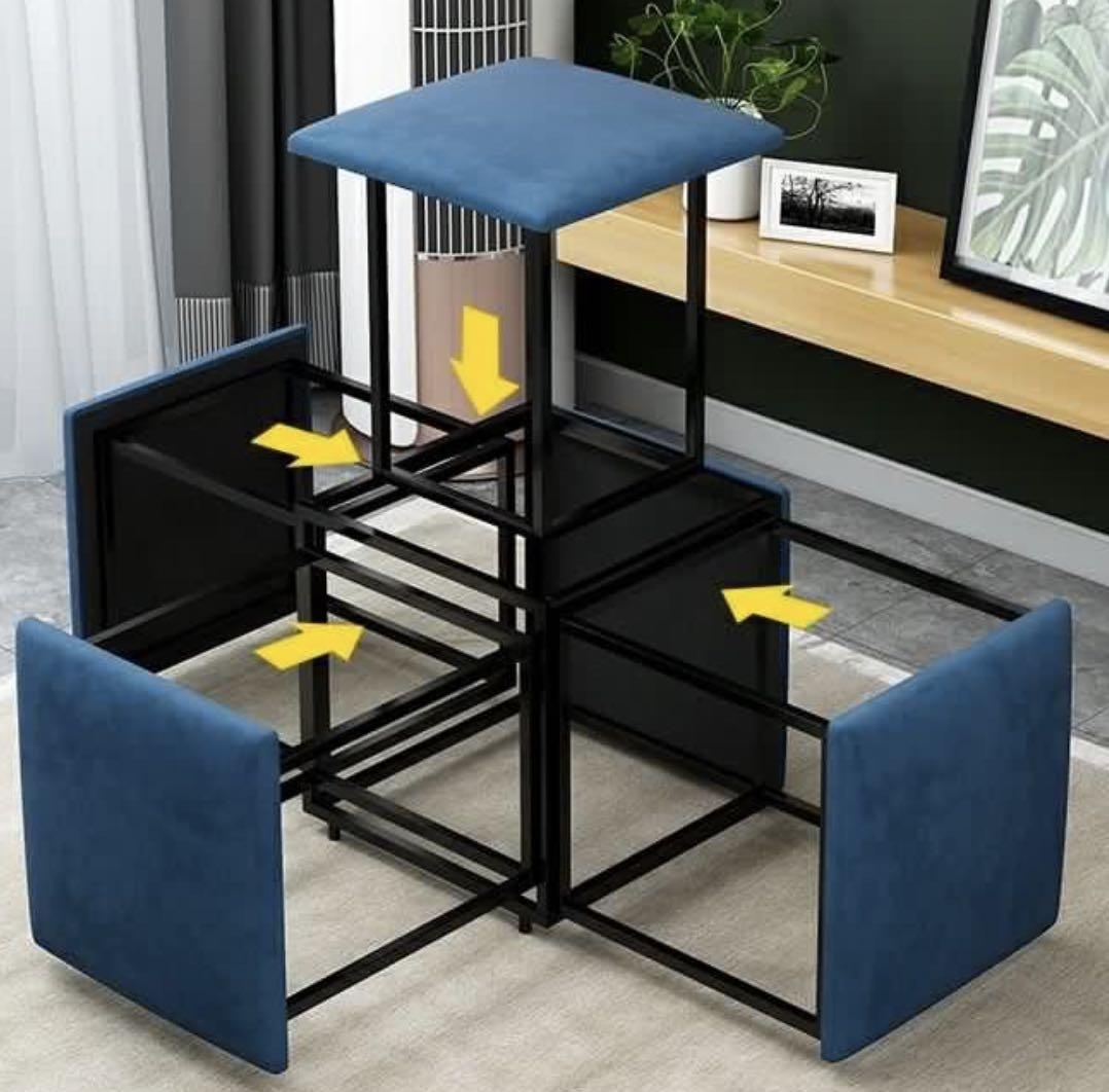 Rubik Cube Stool 2025 www.alhudapk