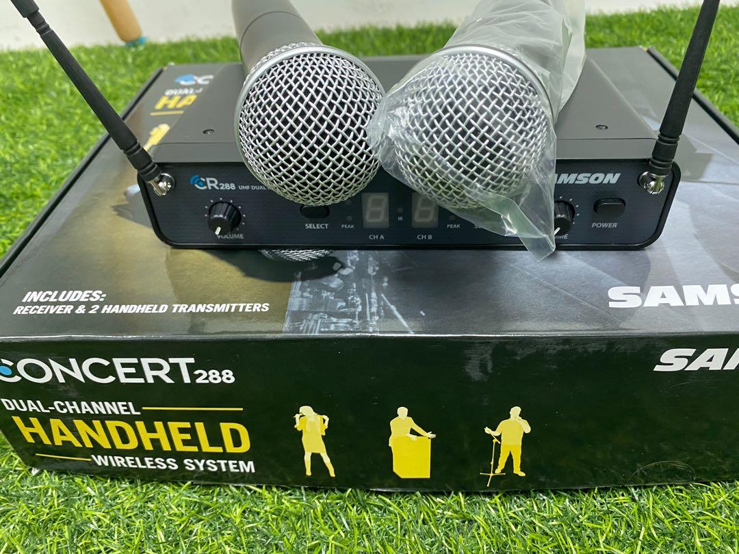 Samson dual wireless handheld with receiver, Audio, Microphones on ...