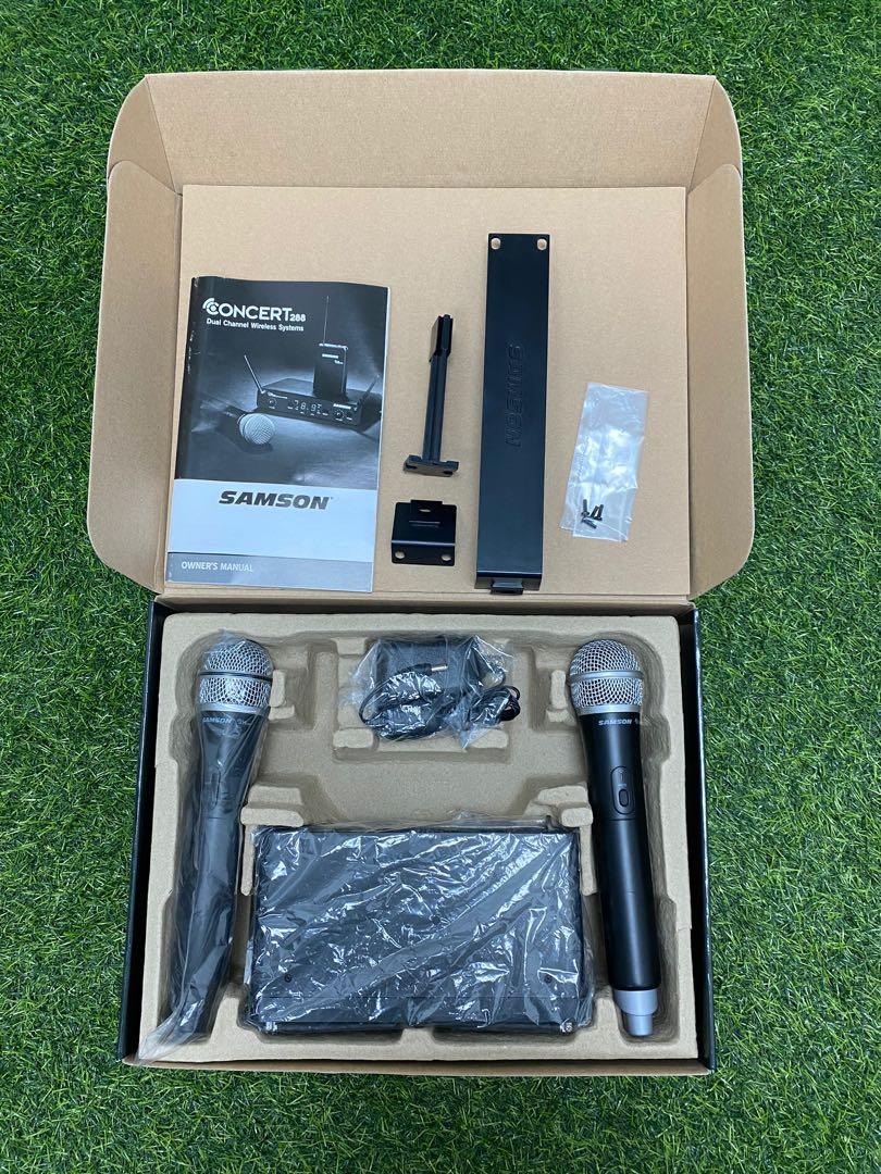 Samson dual wireless handheld with receiver, Audio, Microphones on ...