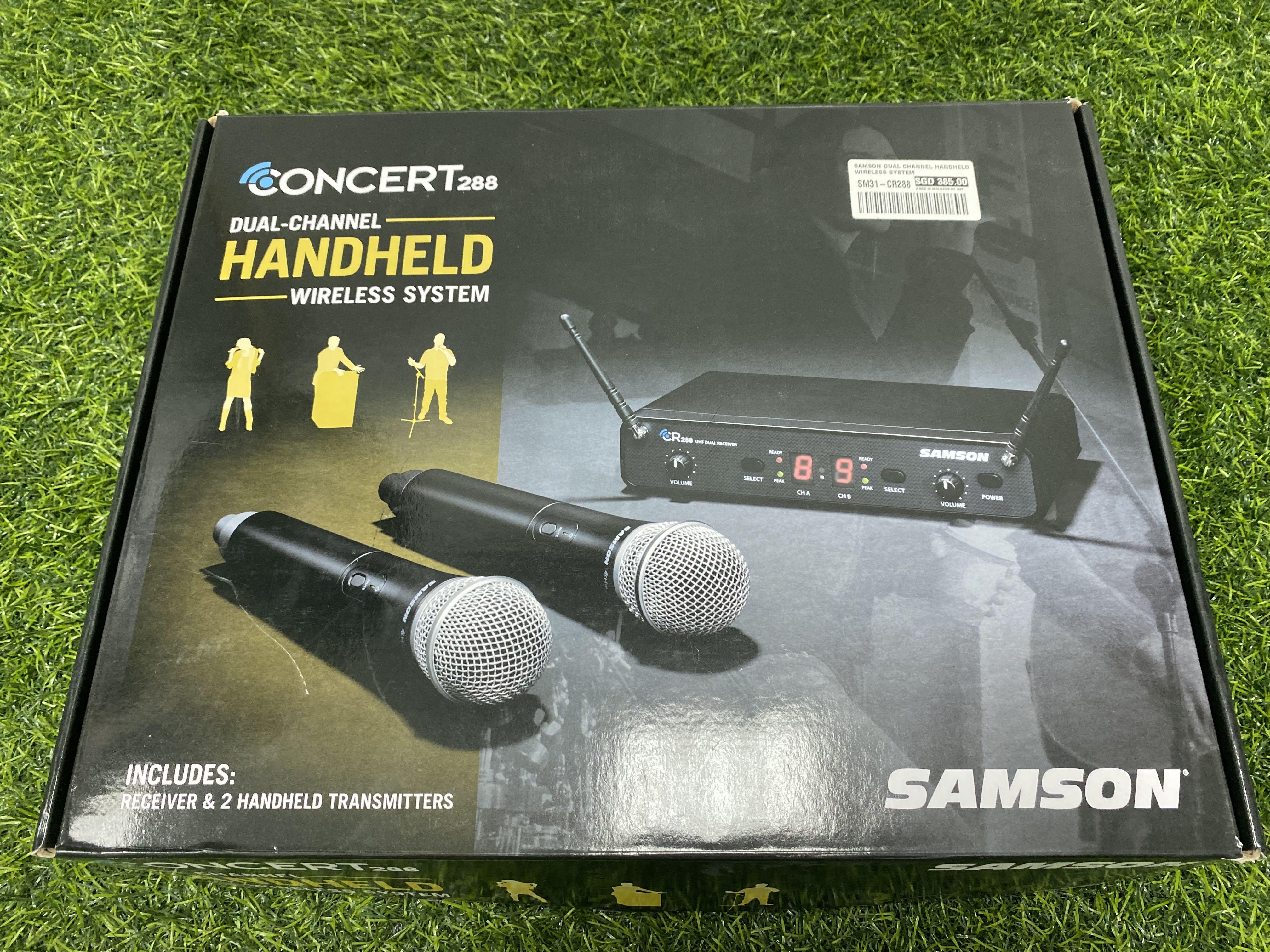 Samson dual wireless handheld with receiver, Audio, Microphones on ...