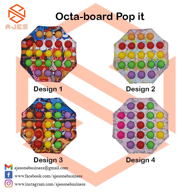 Octa-board Pop it, Hobbies & Toys, Toys & Games on Carousell