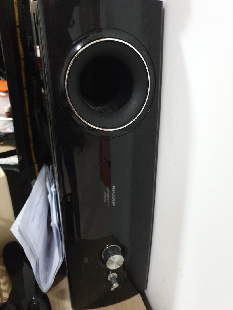 Sharp subwoofer, Audio, Soundbars, Speakers & Amplifiers on Carousell