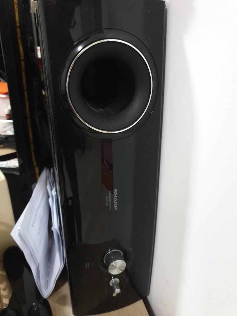 Sharp subwoofer, Audio, Soundbars, Speakers & Amplifiers on Carousell