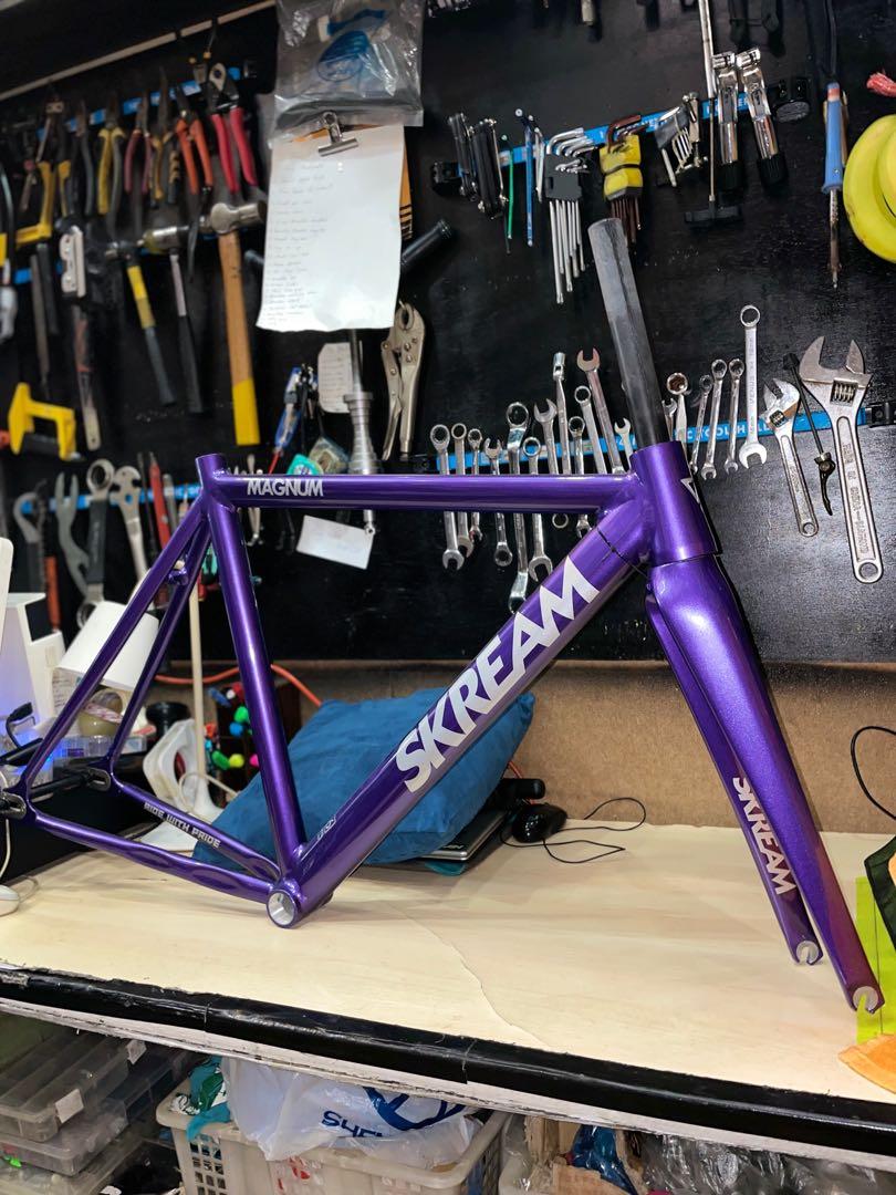 Skream Magnum 20 Track Fixie Singlespeed frameset, Sports Equipment ...