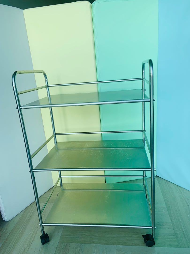 Stainless Steel Rack With Trolley Furniture Home Living Furniture stainless-steel-rack-with-trolley-furniture-home-living-furniture
