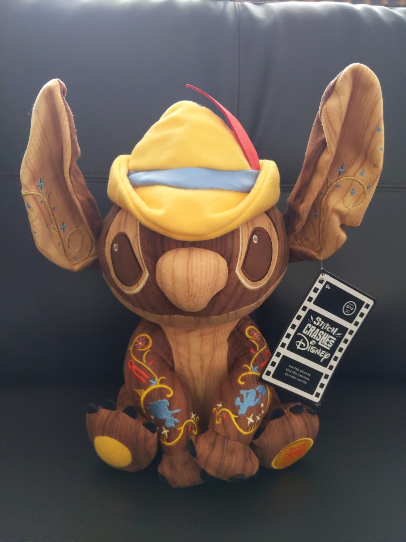 Stitch Crashes Disney Plush Pinocchio Limited Release, Hobbies & Toys ...