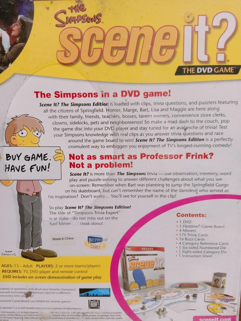 The Simpsons Scene it? Deluxe Edition, Hobbies & Toys, Toys & Games on ...