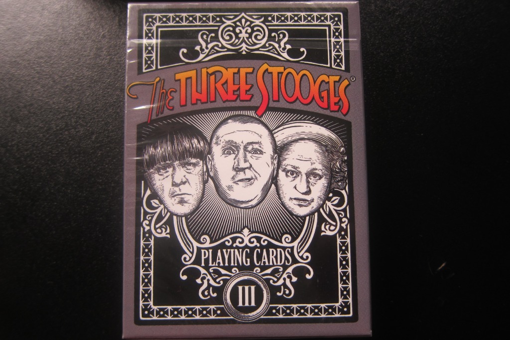 The Three Stooges playing cards, Hobbies & Toys, Toys & Games on Carousell