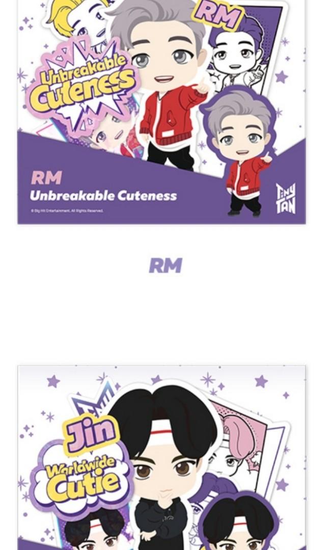 Tinytan sticker set, Hobbies & Toys, Stationary & Craft, Other ...