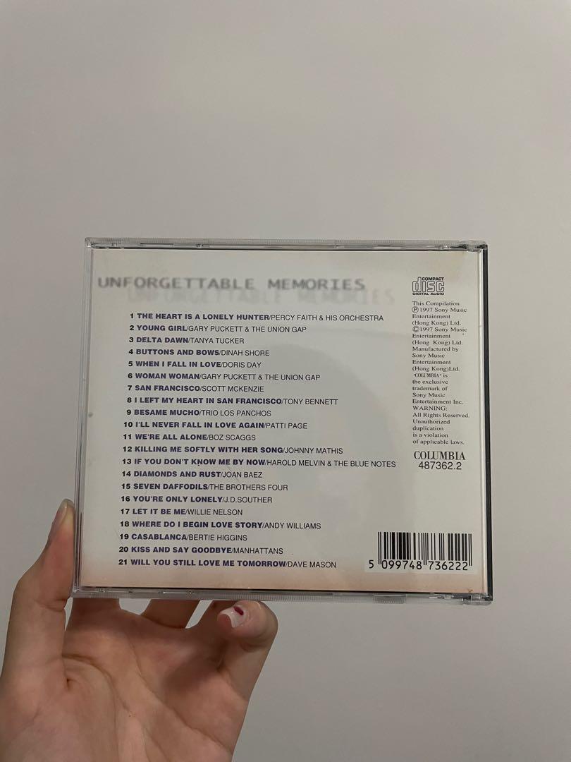 Unforgettable Memories CD, 興趣及遊戲, 音樂、樂器 & 配件, 音樂與媒體 - CD 及 DVD - Carousell