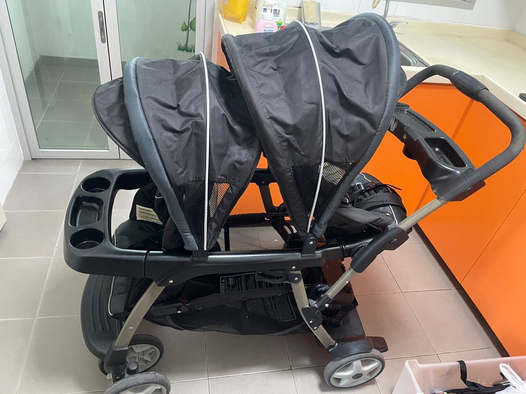 Used Graco tandem stroller double, Babies & Kids, Going Out, Strollers ...