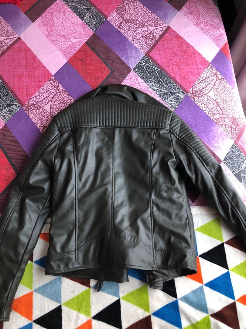 Vera Moda Leather Jacket, Women's Fashion, Coats, Jackets and Outerwear ...