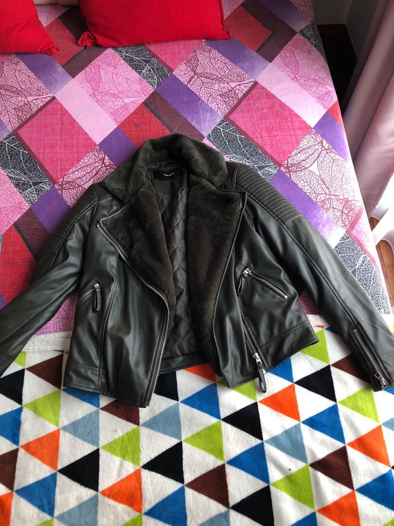 Vera Moda Leather Jacket, Women's Fashion, Coats, Jackets and Outerwear ...