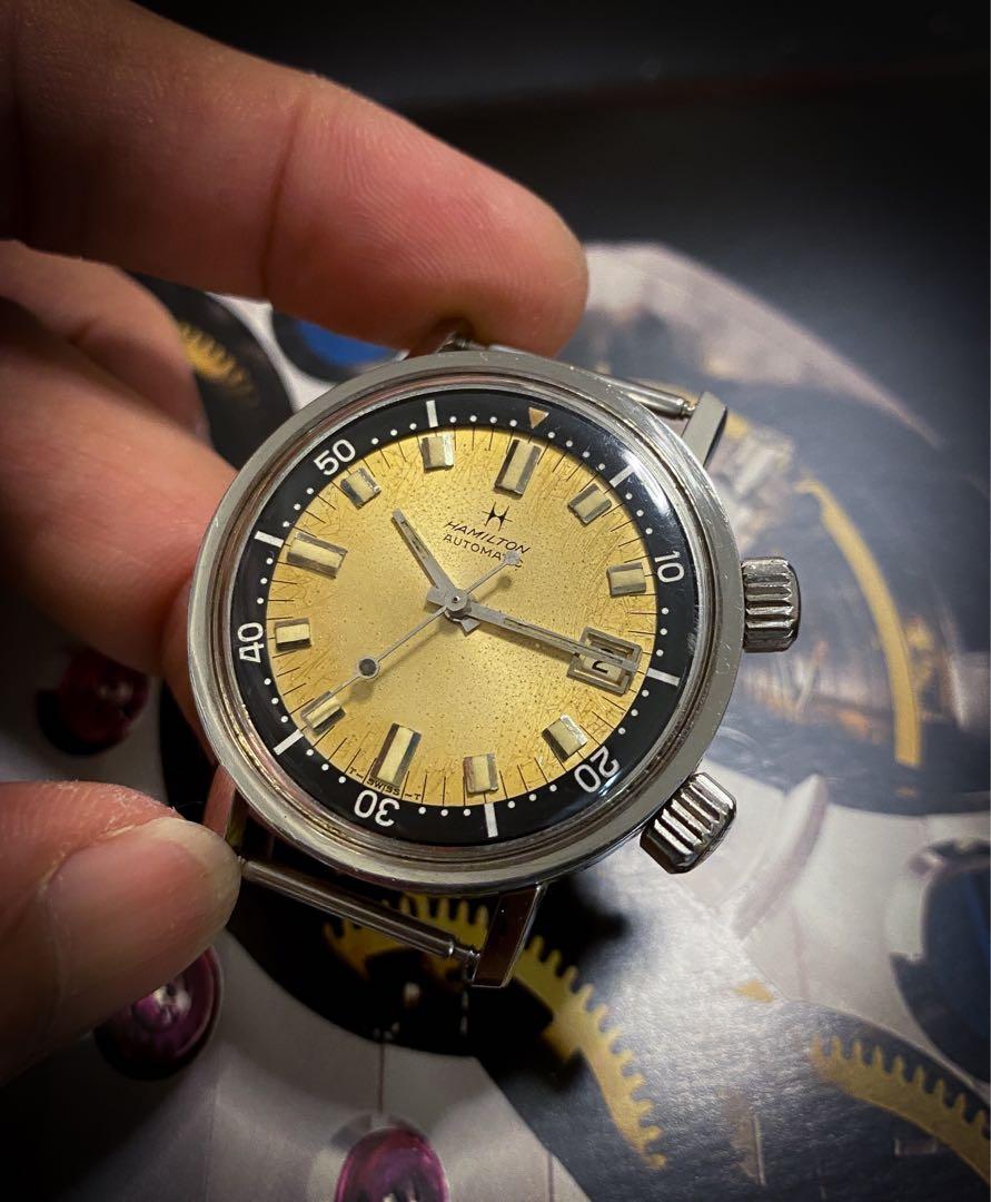 Very rare vintage “Hamilton” 600 super compressor automatic divers ...