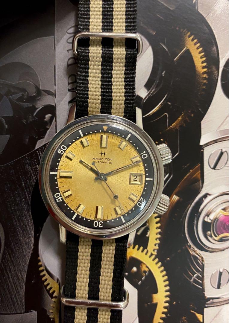 Very rare vintage “Hamilton” 600 super compressor automatic divers ...