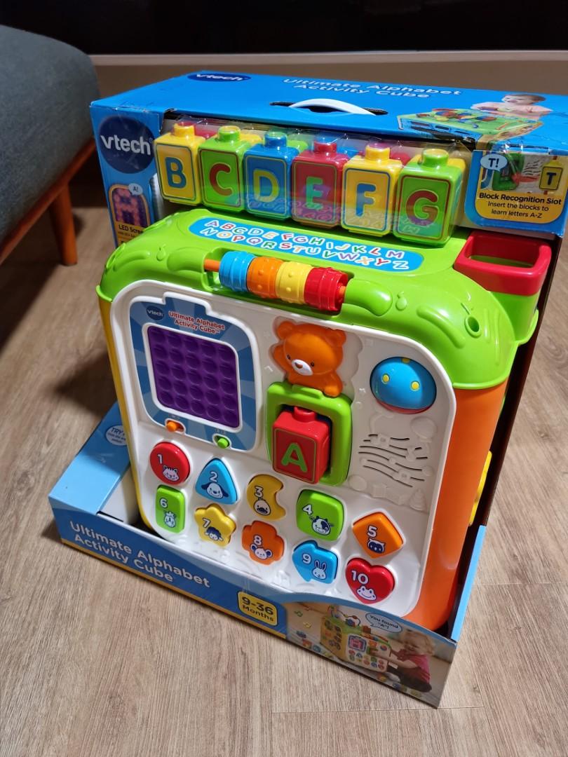 VTech ultimate alphabet activity cube, Babies & Kids, Infant Playtime ...