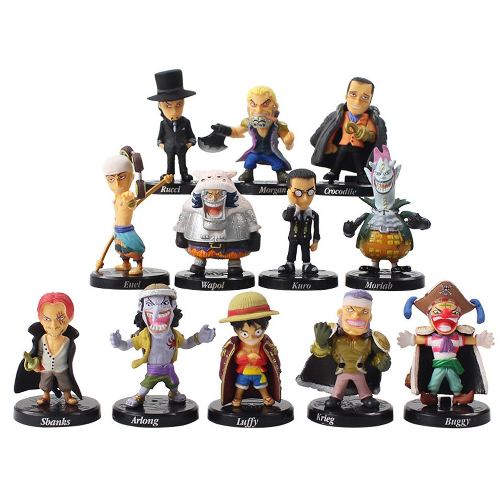 12pc set One piece cartoon anime Figurine, Hobbies & Toys, Toys & Games ...