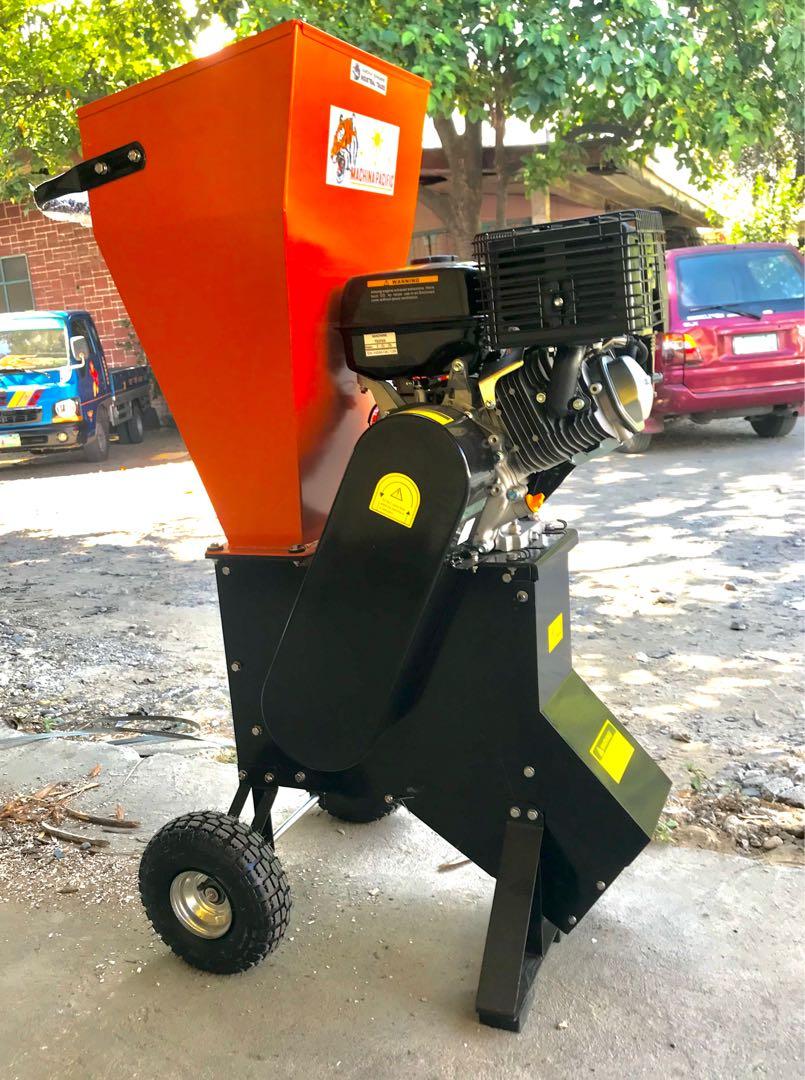 15HP, Wood Chipper, Forage Chopper, Multipurpose Cocohusk Shredder ...
