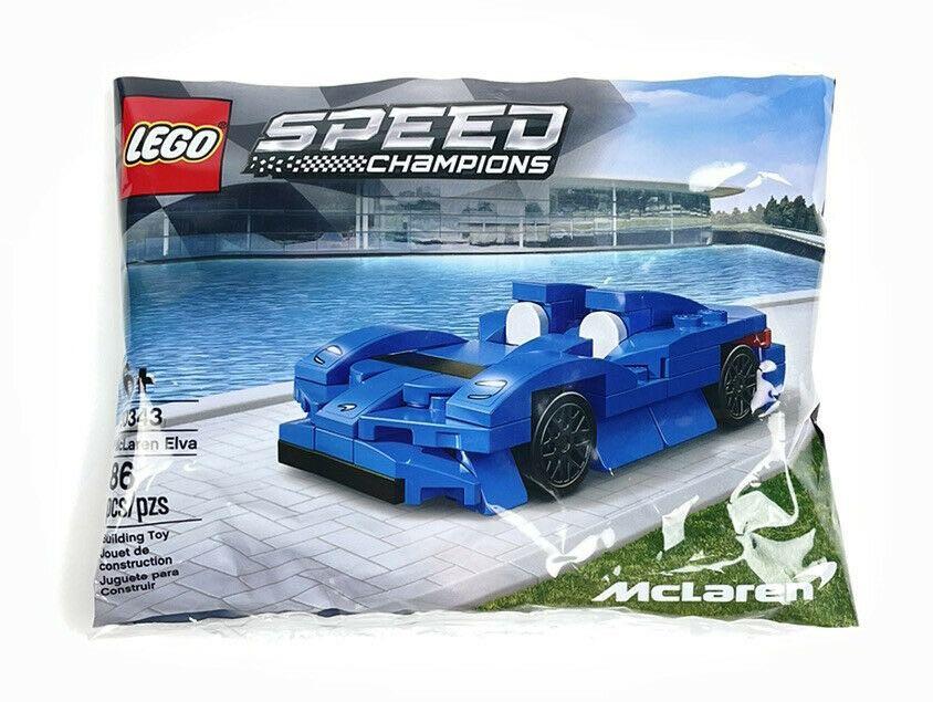 全新 LEGO 30343 McLaren Elva Polybag (Speed Champions), 興趣及遊戲, 玩具 & 遊戲類 ...