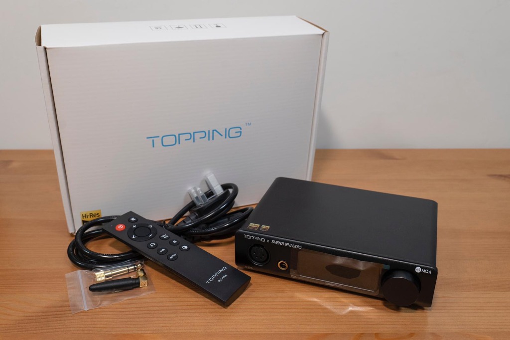 最新 Topping EX5 一體機 USB MQA DAC/藍芽/耳擴/XLR preamp (極新品), 音響器材, 可攜式音響設備 ...