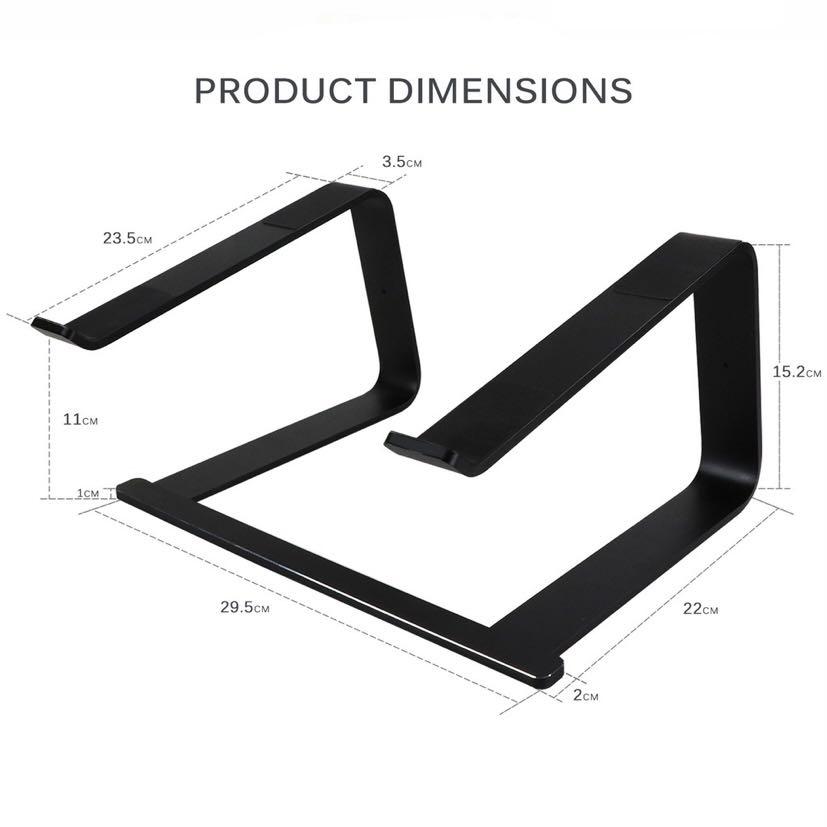 Adjustable Hollow Design Universal Aluminium Laptop stand, Computers ...