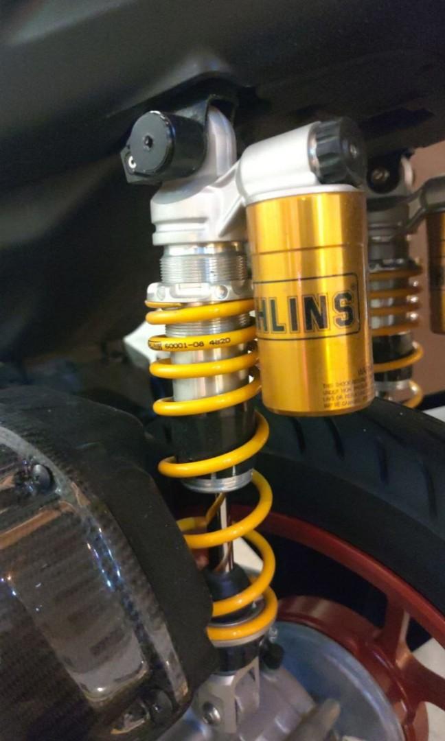 Aerox Ohlins Ya786, Motorcycles, Motorcycle Accessories on Carousell