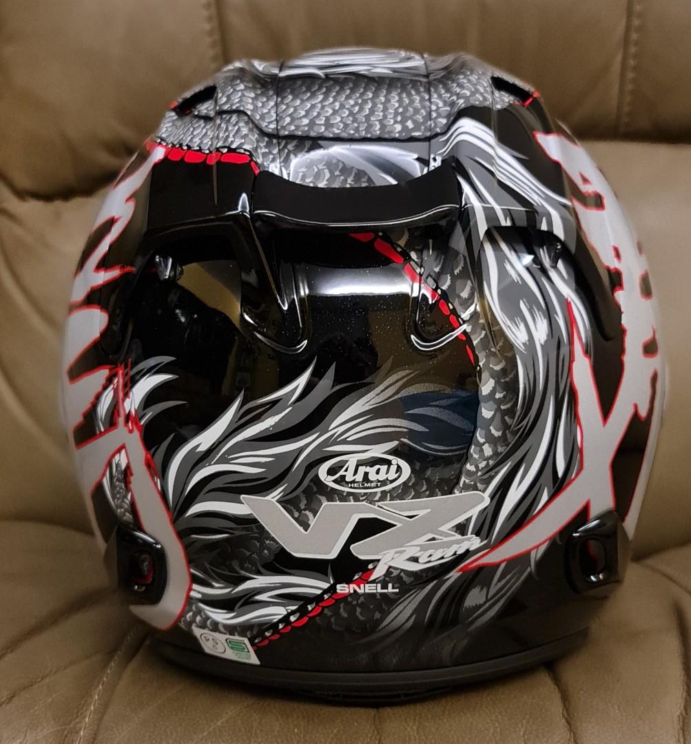 Arai VZ Ram Dragon Helmet (NEW), Motorcycles, Motorcycle Apparel on ...