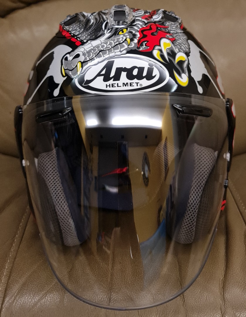 Arai VZ Ram Dragon Helmet (NEW), Motorcycles, Motorcycle Apparel on ...