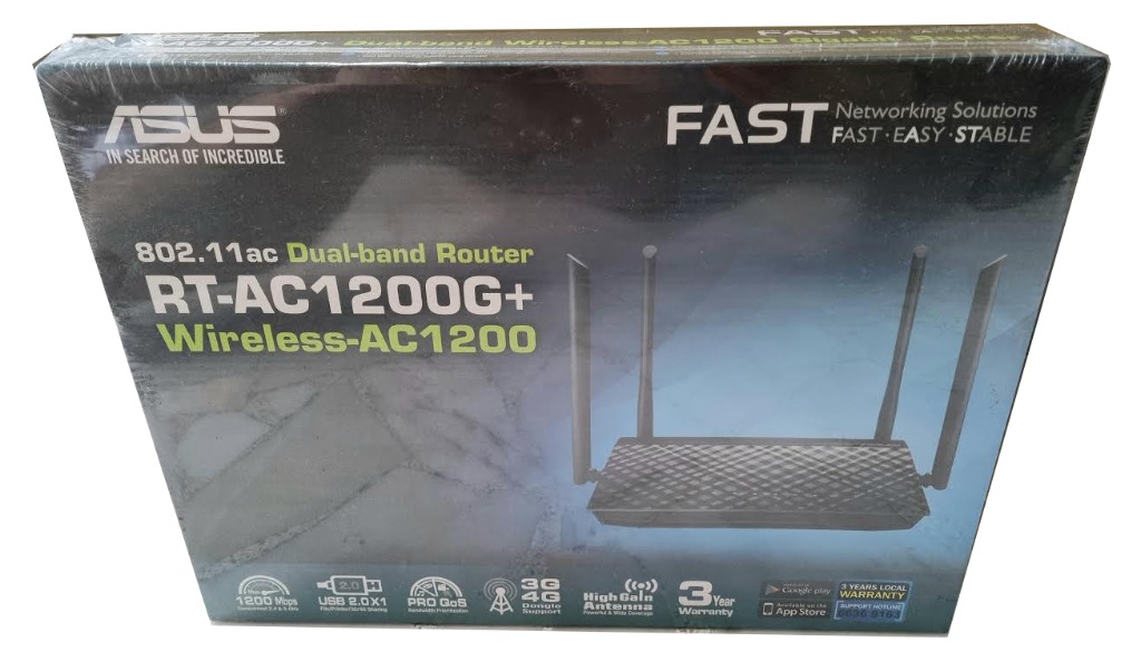 Asus 802.11ac Dual Band Router RT-AC1200G+, Computers & Tech, Parts ...