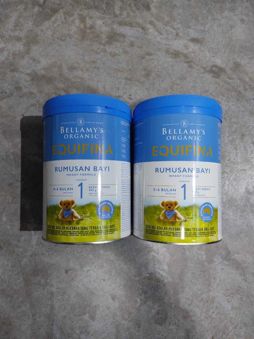 Bellamy's Organic Infant Formula (Step 1) EQUIFINA 900g X 2 Tins ...