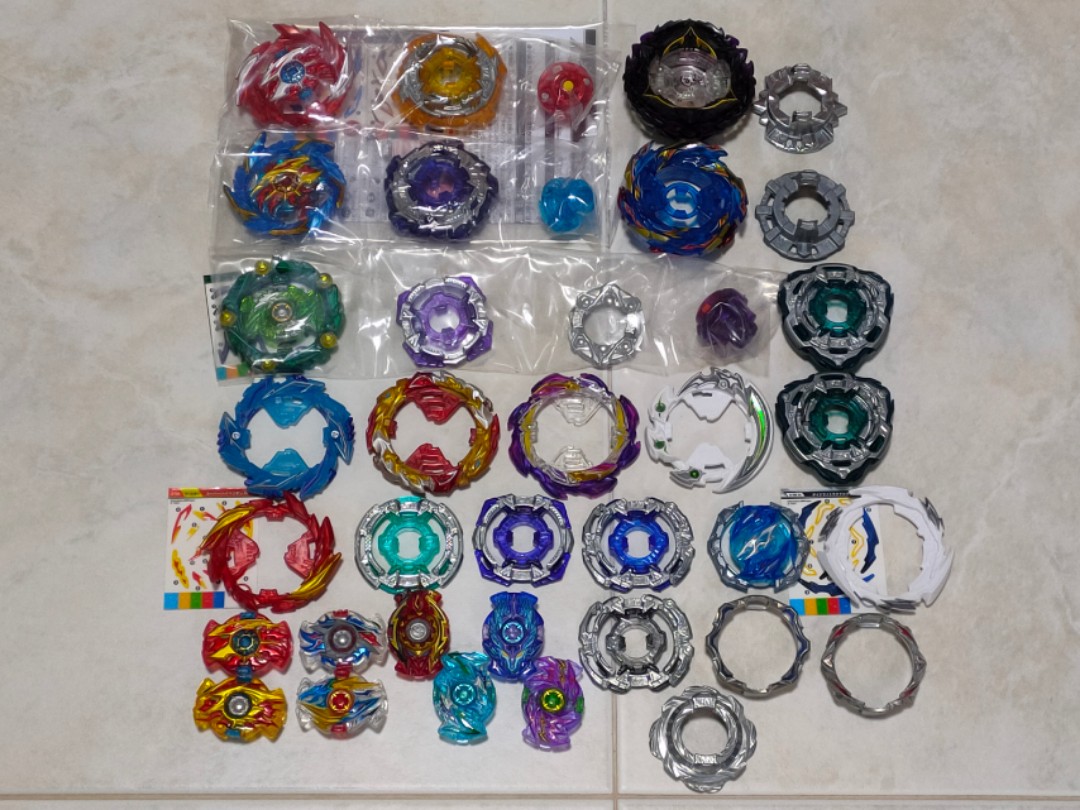 Beyblade Burst Superking / Surge / DB / Dynamite Battle Chips, Rings ...