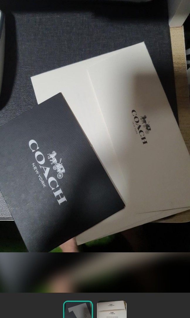 COACH gift card and slot, Luxury, Accessories on Carousell