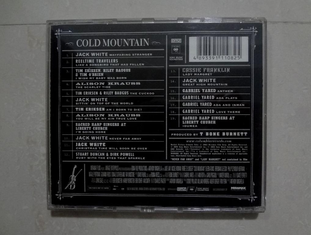 Cold Mountain Original Soundtrack OST CD, Hobbies & Toys, Music & Media ...