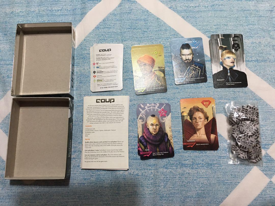 Coup + Reformation Expansion (Authentic), Hobbies & Toys, Toys & Games ...