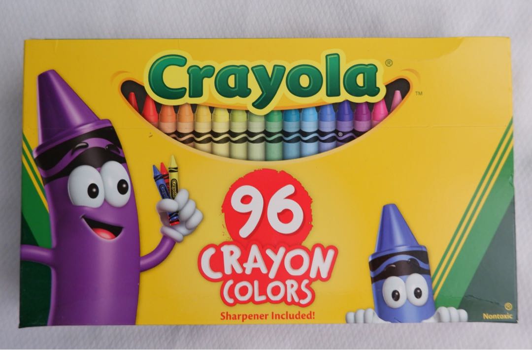 Crayola 96 crayons, Hobbies & Toys, Stationary & Craft, Stationery ...