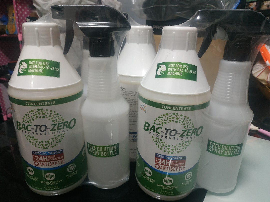 disinfectant antiseptic spray bac to zero, Furniture & Home Living ...
